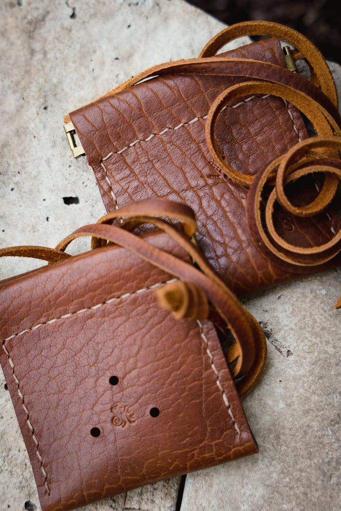 AMERICAN BISON LEATHER - TURKEY MOUTH CALL POUCH – SEGRID KNIGHT ...